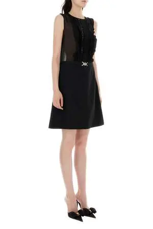 Versace Georgette Mini Dress