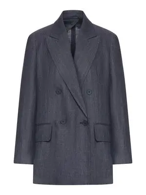 Max Mara Olimpia Double-breasted Blazer - Multicolor