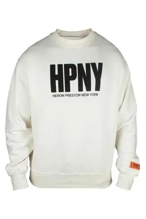 Heron Preston Hpny Logo Sweatshirt - White