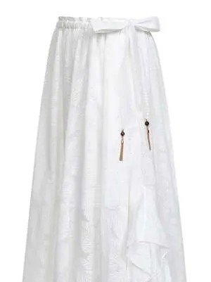 Zimmermann Printed Cotton Blend Daylight Maxi Skirt - Multicolor