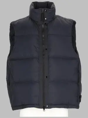 Stone Island Padded Ripstop Vest - Blue