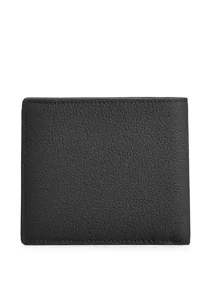 TOD'S Bi-fold Leather Wallet - Black