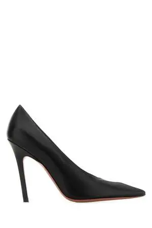 Amina Muaddi Christine Pump 100 Nappa Black 100 - Multicolor
