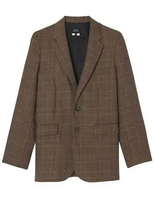 A.p.c. Annie Wool Blazer - Brown