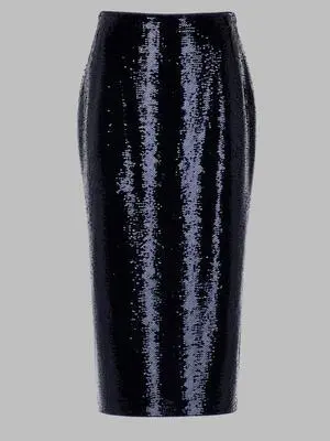 TOM FORD Sequined Midi Skirt - Blue