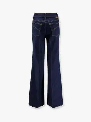 Zimmermann Cotton Denim Flare Jeans