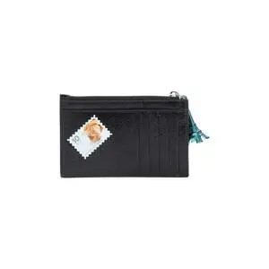 Balenciaga Cash Long Card Holder - Black