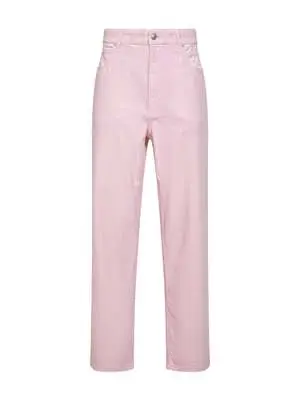 Marni Pink Denim Straight-leg Jeans - Multicolor