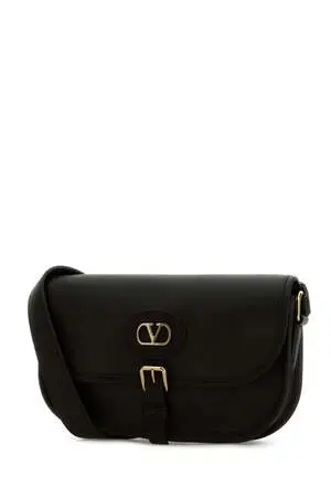 Valentino Garavani Leather Antibes Crossbody Bag - Black