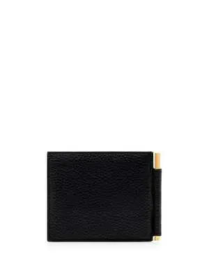 TOM FORD Grained Leather Money Clip Wallet