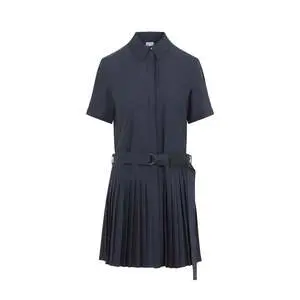 Loewe Pleated Dress - Blue