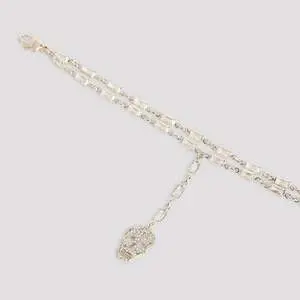 Alexander McQueen Pavè Skull Bracelet