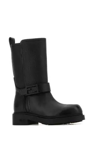 Fendi Leather Filo Boots
