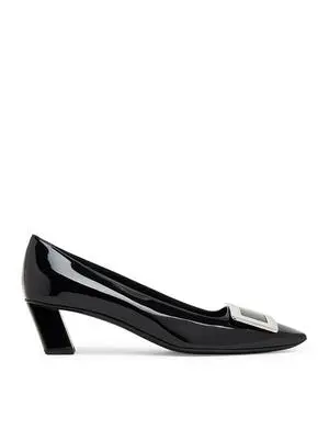 ROGER VIVIER Belle Vivier Patent Pumps - Black