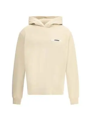 Jacquemus Hooded Sweatshirt - Cream