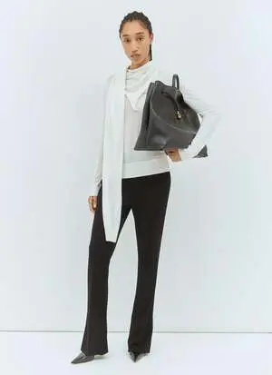 Bottega Veneta Matt Flared Pants