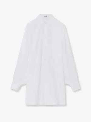 Loewe Cotton Shirt Dress - White