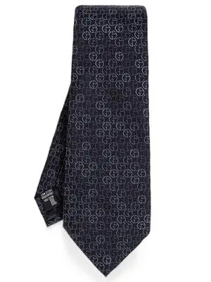 Giorgio Armani Cravatta In Seta - Blue
