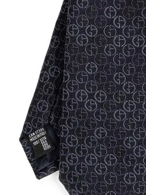 Giorgio Armani Cravatta In Seta - Blue