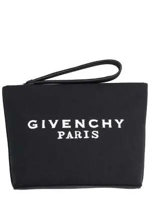 Givenchy Logo Clutch Bag - Black