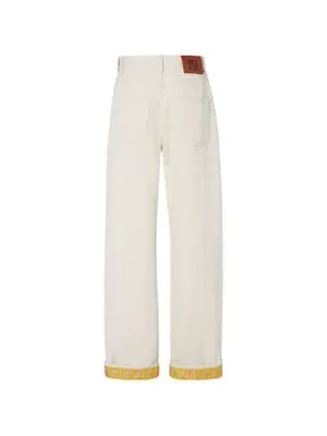 Fendi Ff Reverse Denim Jeans