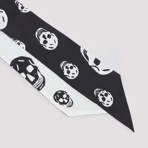 Alexander McQueen Skull Ribbon Scarf