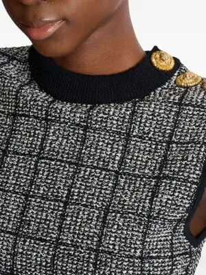 Balmain Tweed Tank Top