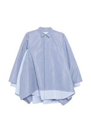 Sacai Striped Cotton Shirt - Multicolor