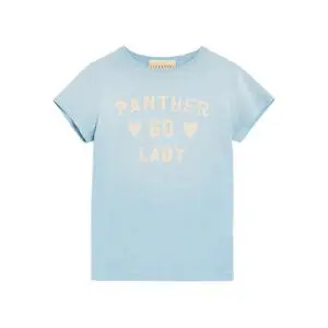 Valentino Garavani VALENTINO Panther Lady T-shirt Blue