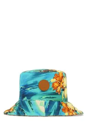Gucci Printed Cotton Blend Hat - Multicolor