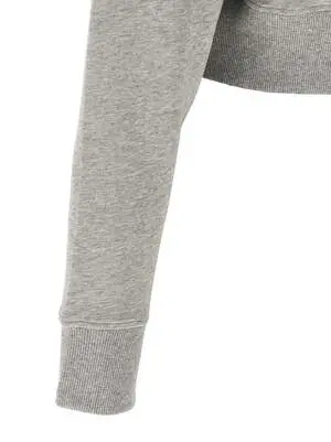 Balmain Cropped Sweatshirt - Gray