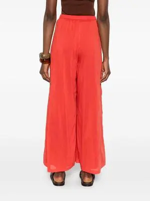 FORTE_FORTE Voile Cotton And Silk Trousers - Multicolor