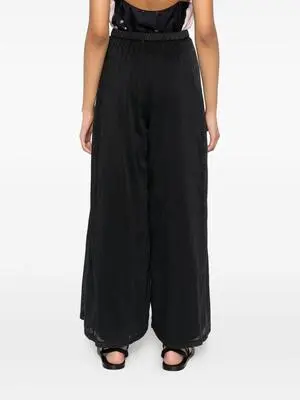 FORTE_FORTE Voile Cotton And Silk Trousers - Multicolor
