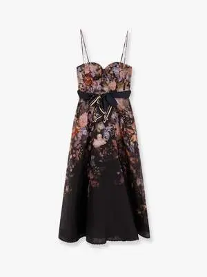 Zimmermann Valiant Corset Picnic Dress - Multicolor