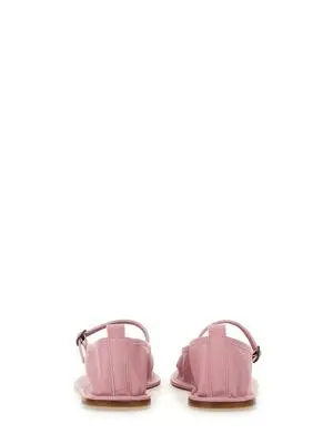 Hereu Dansa Leather Shoes - Pink