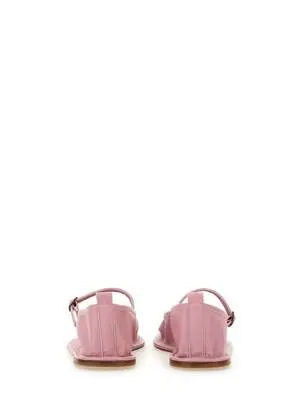 Hereu Dansa Leather Shoes - Pink