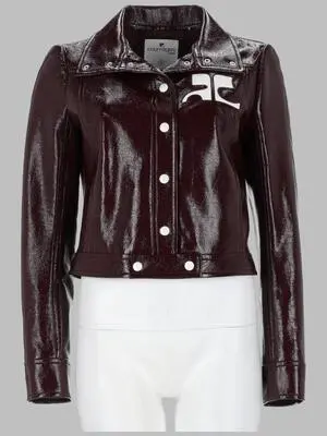 COURREGES Logo Cropped Jacket - Multicolor