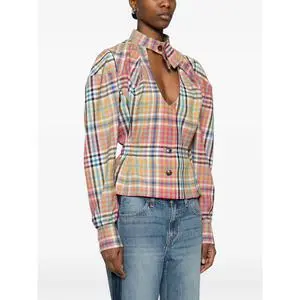 VIVIENNE WESTWOOD Neutrals Tops Shirts - Cream
