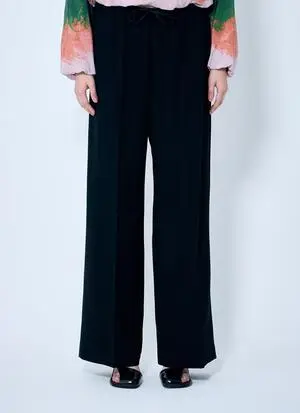 Dries Van Noten Puvis Wool Pants - Black