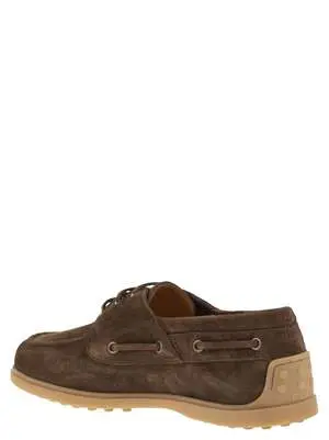 TOD'S Suede Boat Shoe