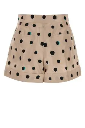 Fendi Printed Taffeta Shorts