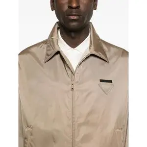 Prada Neutrals Jackets Lightweight Jackets