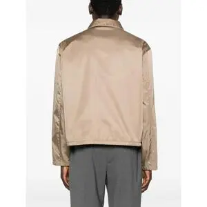 Prada Re-nylon Zip Up Blouson Jacket