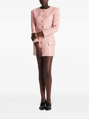 Balmain Lambskin Jacket With Buttons