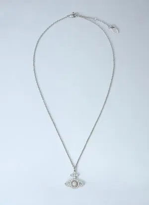 VIVIENNE WESTWOOD Olympia Pearl Pendant Necklace - Silver
