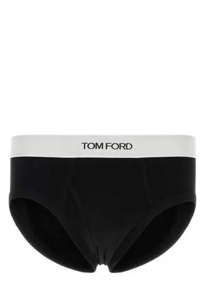 TOM FORD Stretch Cotton Brief - Black