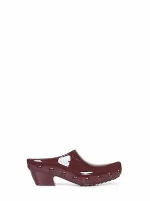 Bottega Veneta Deep Mahogany Rubber Gondola Clogs