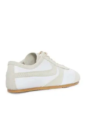 Dries Van Noten Two-tone Leather And Suede Sneakers
