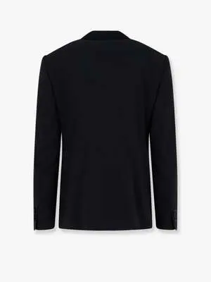 Giorgio Armani Soho Virgin Wool Tuxedo Blazer