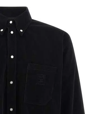 Fendi Corduroy Shirt - Black
